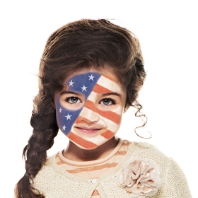 American Flag Face Paint | Beginners Guide | Snazaroo